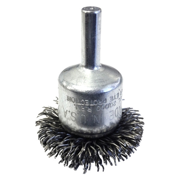 ATD® 8255 - 1-1/2" Steel Crimped Circular Flared End Brush - TOOLSiD.com