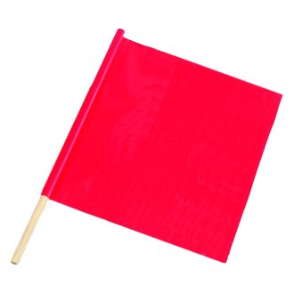 Traffic Warning Flags | Control, Safety, Staff, Bungee, Grommet ...