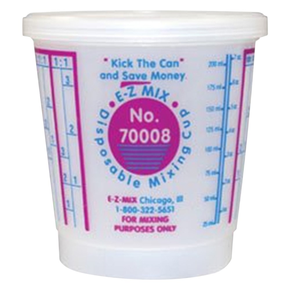 E-Z Mix® 70008 - 100 Pieces 8 oz. Plastic Mixing Cups - TOOLSiD.com