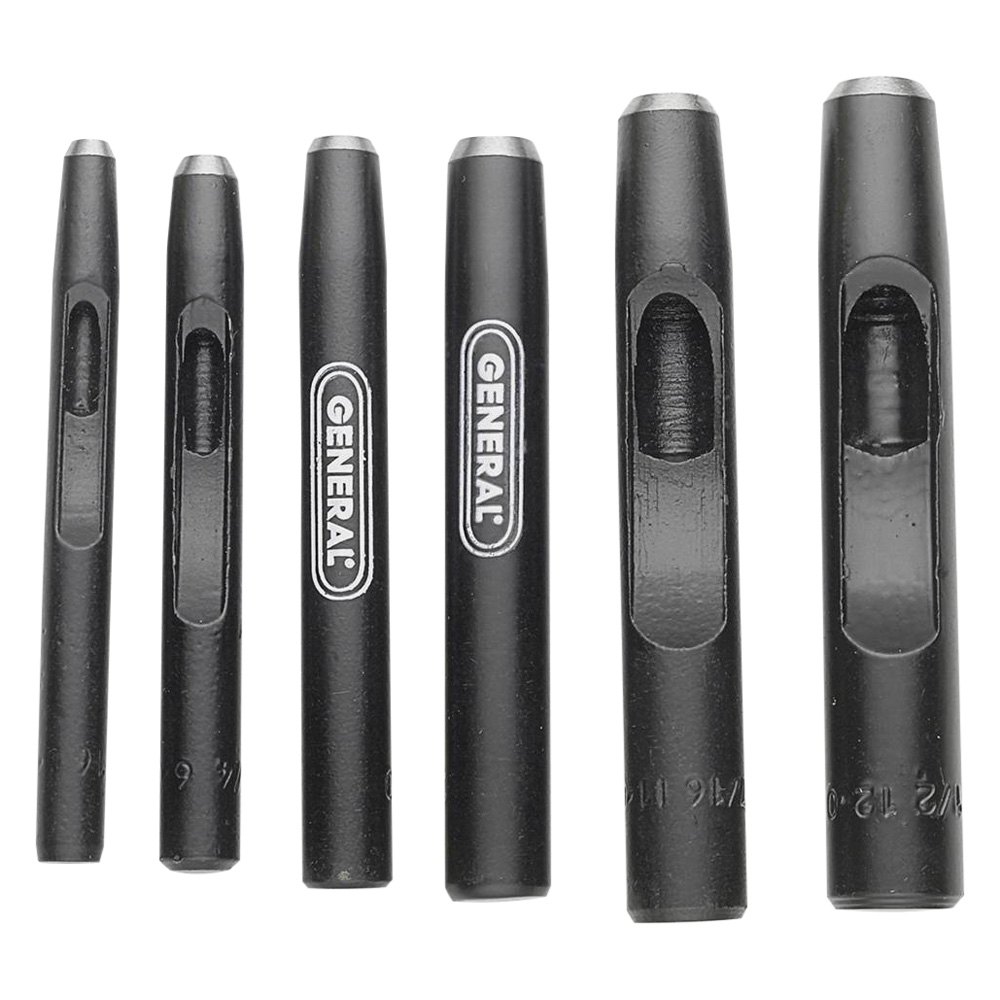General Tools® 1280ST - 6-piece 3/16" to 1/2" Drive Punch Set - TOOLSiD.com
