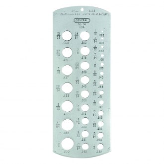 Hole, Drill & Wire Gauges | Thread, Sheet Metal Thickness, Nut & Bolt ...