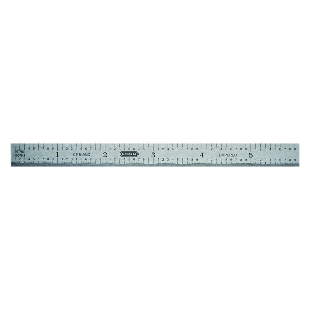 General Tools® - Ultratest™ SAE/Metric Flexible Steel Ruler - TOOLSiD.com