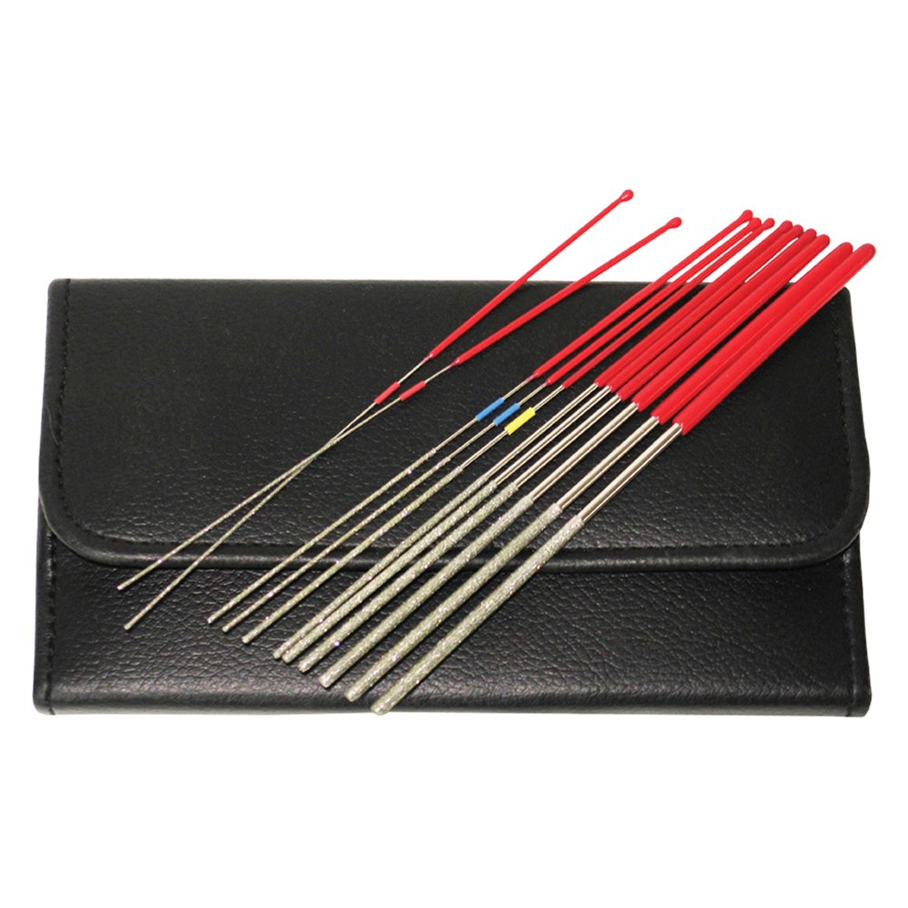 IPA® 8042 - Round Super Hard Super Hard Needle File Set, 12 Pieces ...