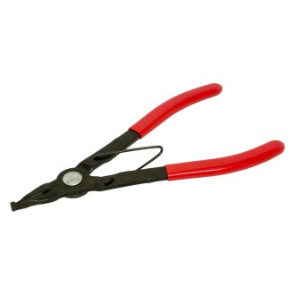 Flat tip snap ring pliers store
