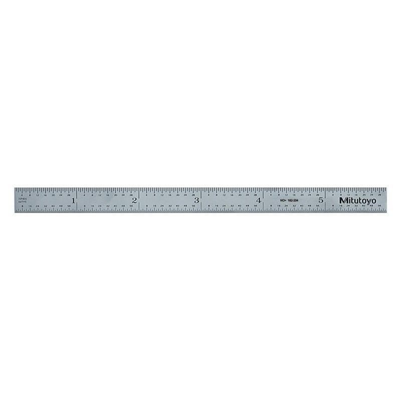 Mitutoyo® - Series 182™ SAE Stainless Steel Full-Flexible Ruler ...