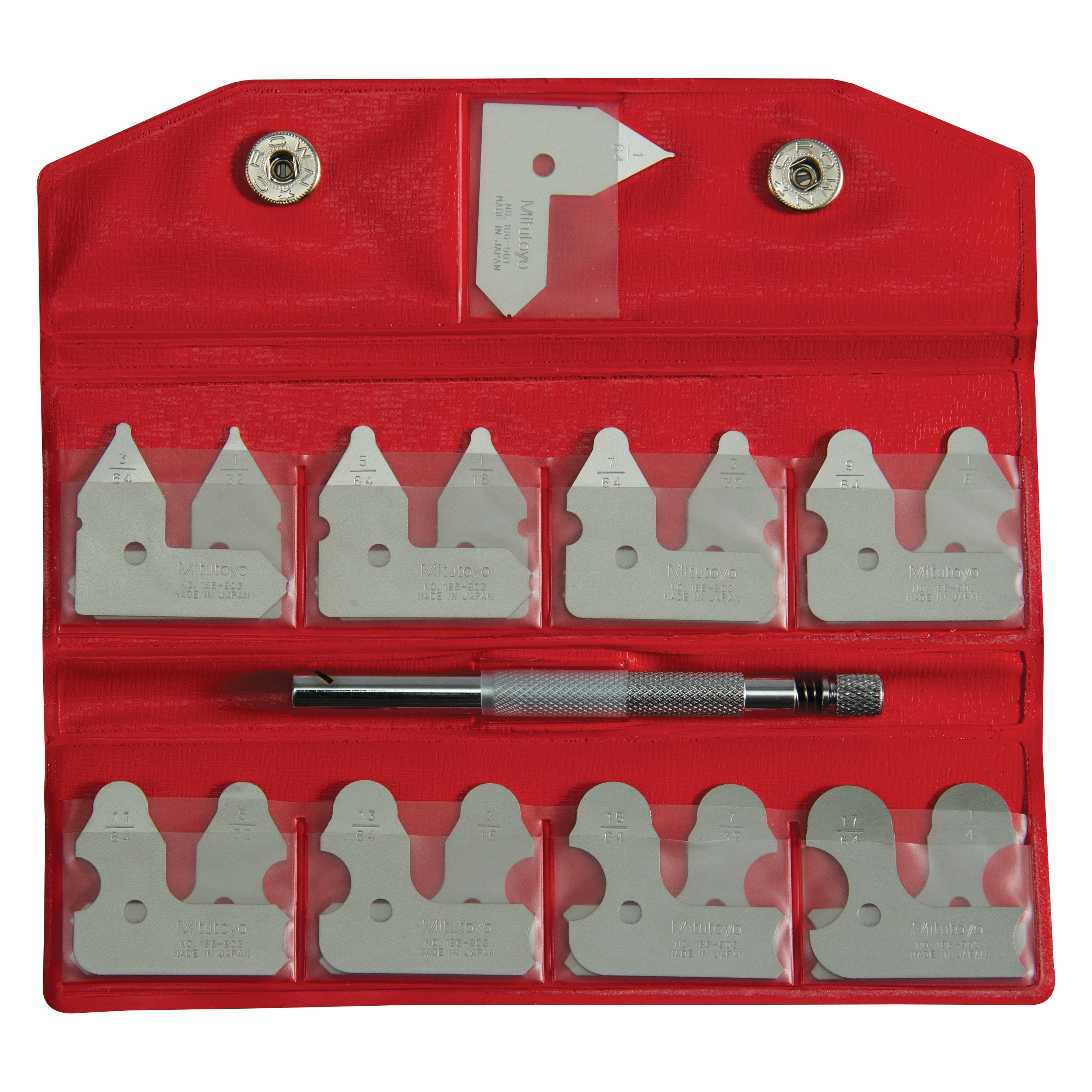 Mitutoyo® 186-903 - 186 Series™ 1/64 to 17/64" SAE Stainless Steel ...