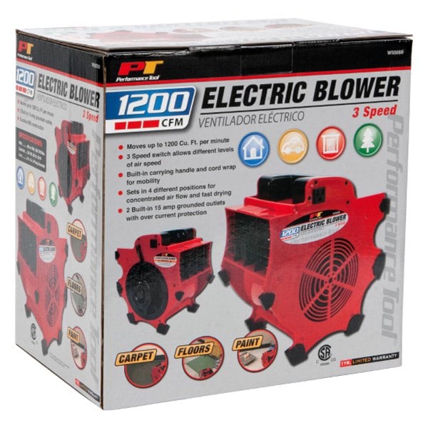 Performance Tool W50068 120 V Variable Speed Floor Air Blower TOOLSiD