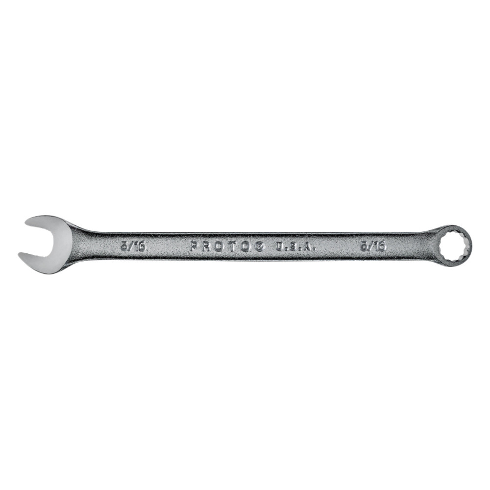 PROTO® 1210A - 5/16" 12-Point Straight Head Satin Combination Wrench ...