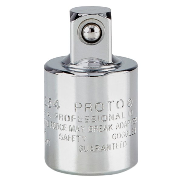 PROTO® 5254 - 1/2" Square (Female) x 3/8" Square (Male) Socket Adapter ...