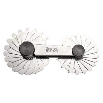 Radius Gages & Sets | Metric, SAE, Individual, Angle, Fillets, Holders ...