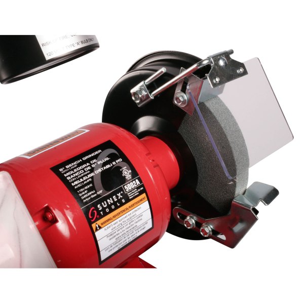 Sunex 5002A 8 120 V Bench Grinder with Light TOOLSiD
