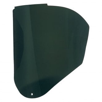 Faceshields & Headgear - Full Face, Grinding, Dark Green, Polycarbonate ...